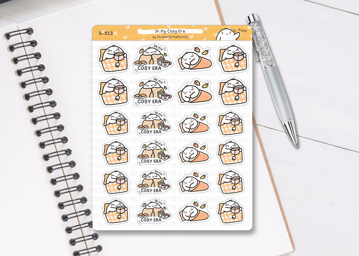 S_513 Squidge "In My Cosy Era" | Squidge Stickers | Planner Stickers ...