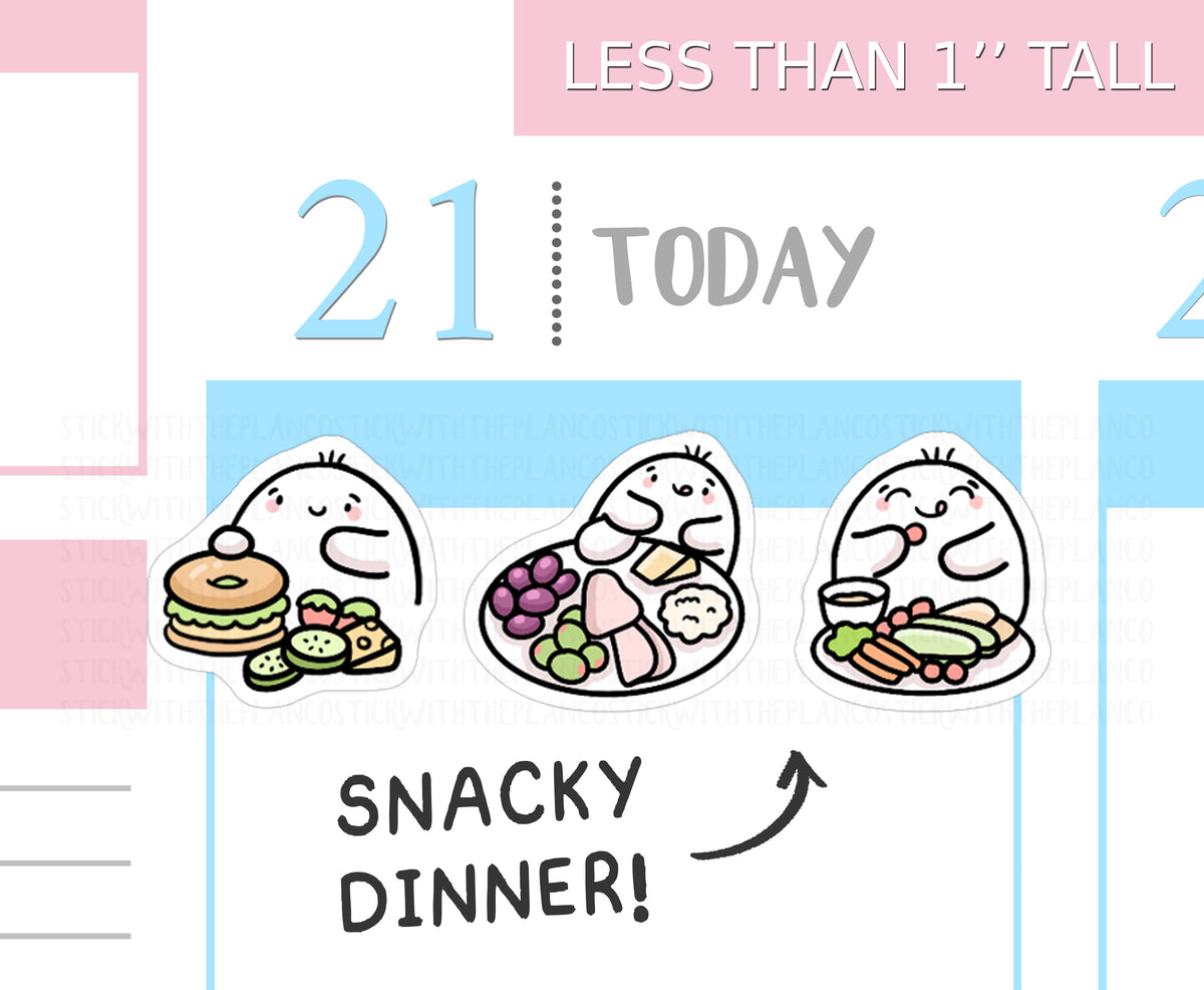 S_642 Picky Meal | Squidge Stickers | Planner Stickers – StickWithThePlanCo