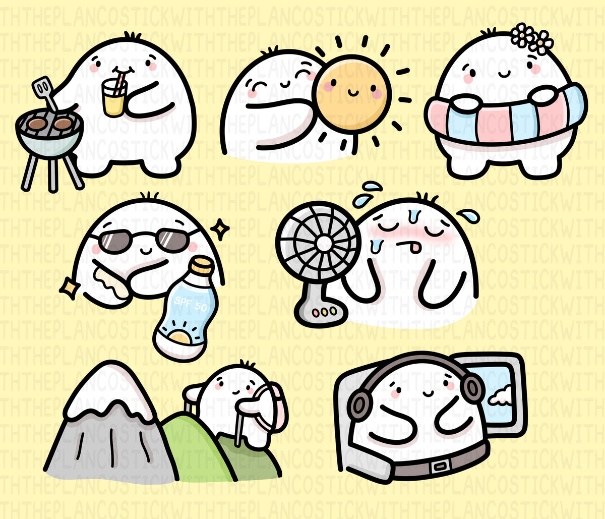 Squidge Summer Time Digital Bundle – StickWithThePlanCo